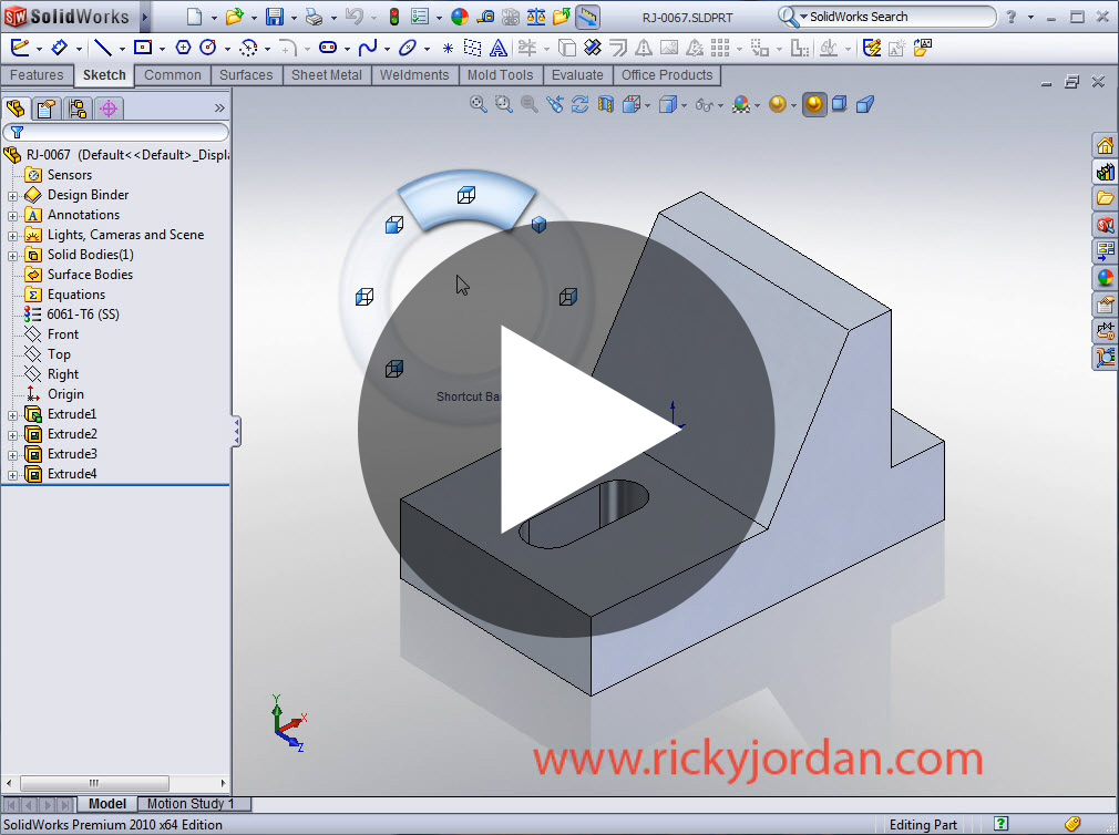 SolidWorks 2010: Mouse Gestures – RickyJordan.com SolidWorks 2010: Mouse Gestures – RickyJordan.com