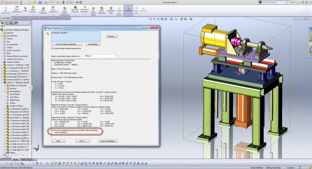 SolidWorks 2013: Mass Properties – RickyJordan.com